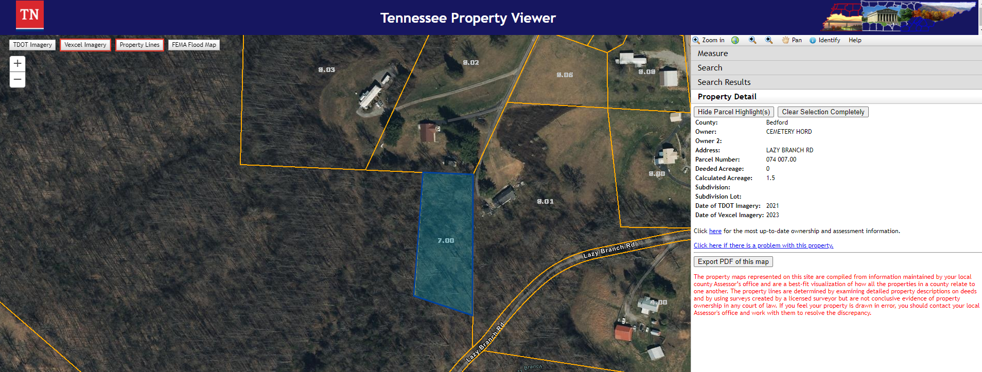 Location – Union Ridge